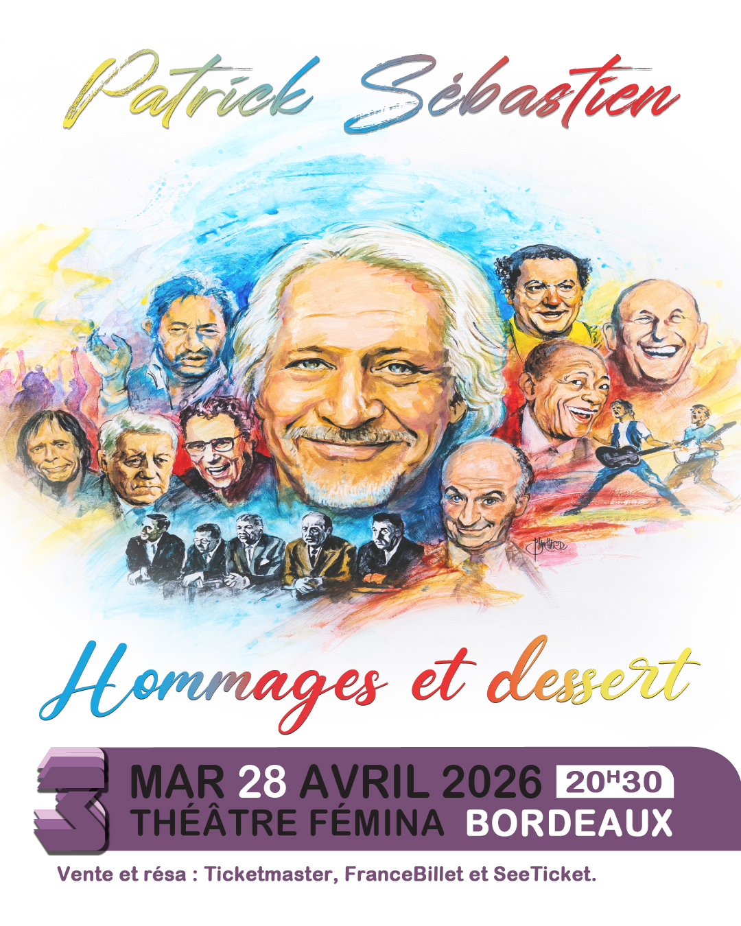 Patrick Sébastien à Bordeaux — Théâtre Femina